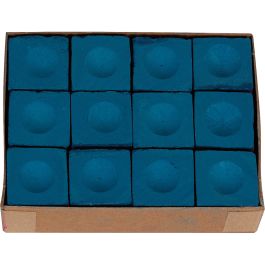 Master billiard chalk blue (12pcs) shop online | Buffalo.nl