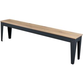 René Pierre Leisure bench Sanded oak / grey shop online | Buffalo.nl